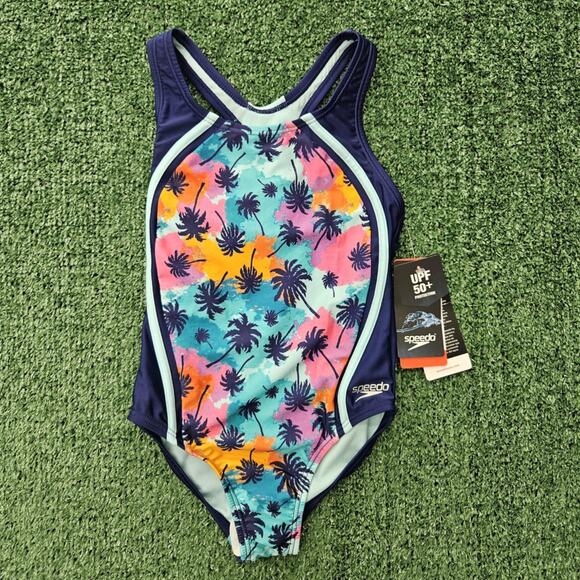 Speedo | Swim | Speedo Big Girls Size 7 Swimsuit Pc Swim Aqua Splash ...
